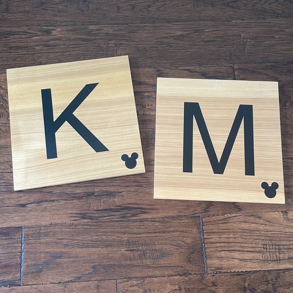 Ethan Allen | Wall Decor | 2x12 Ethan Allen Disney Wooden Letter Tiles ...